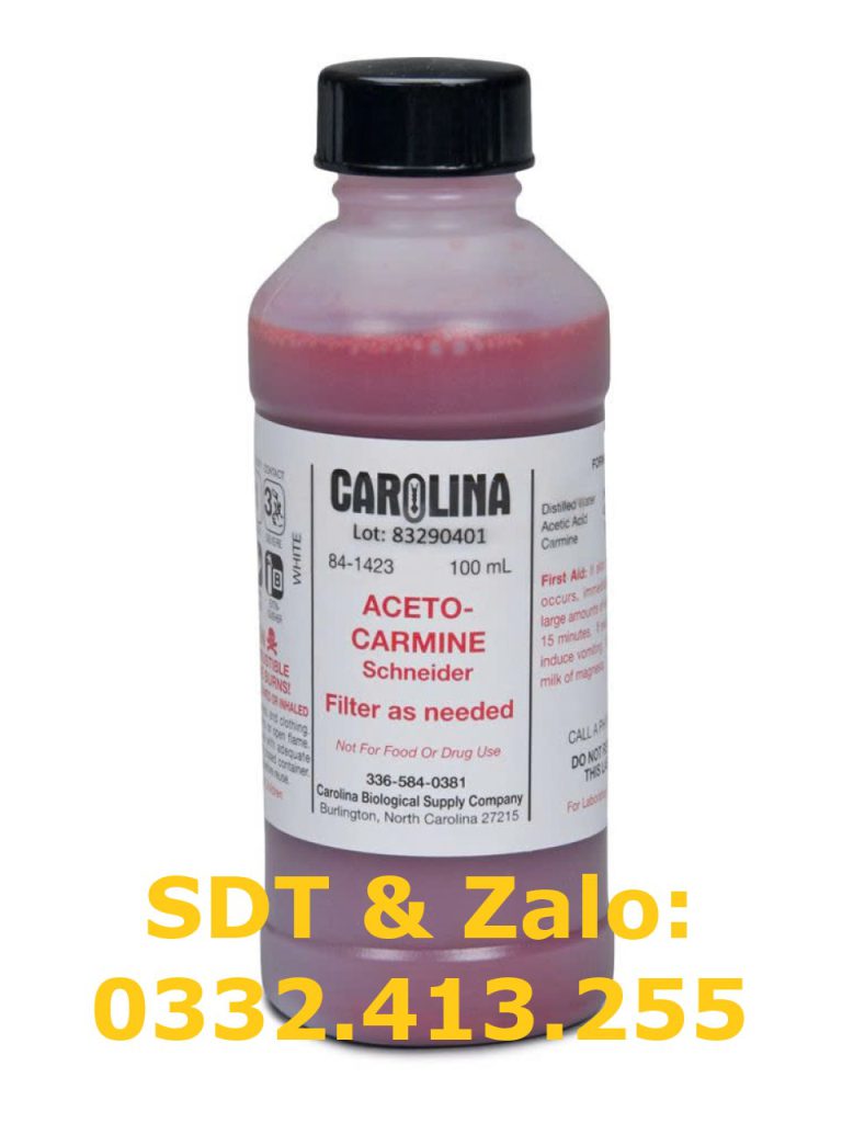 Thuốc nhuộm Acetocarmine là gì? Cấu tạo và Ứng dụng?